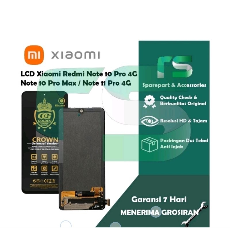 Jual LCD TOUCHSCREEN XIAOMI REDMI NOTE 10 PRO 4G / NOTE 10 PROMAX / NOTE 11 PRO 4G ORIGINAL ...