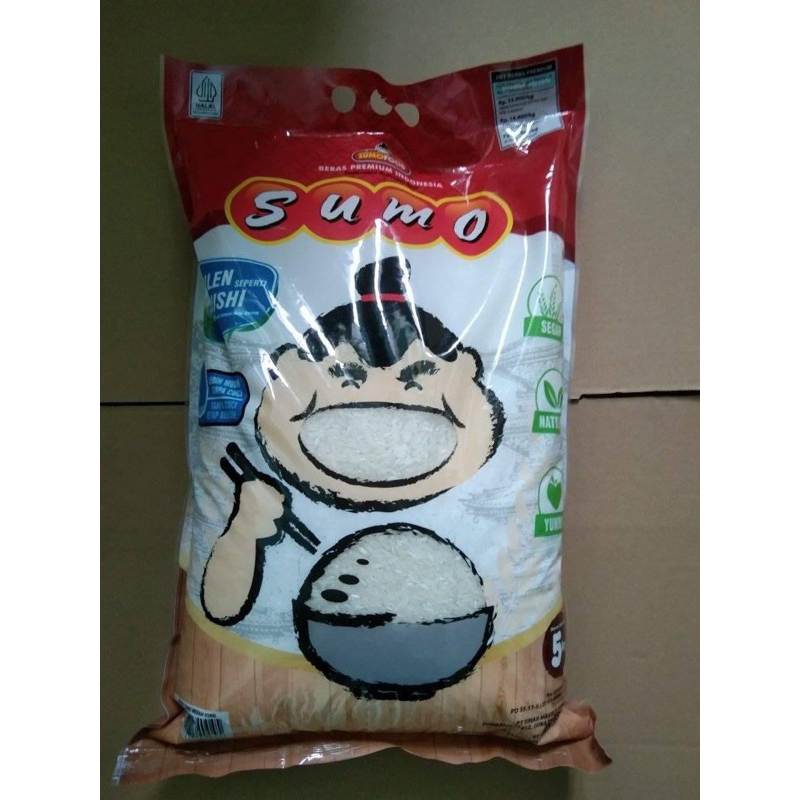 Jual Beras Sumo Kemasan 5 kg premium | Shopee Indonesia
