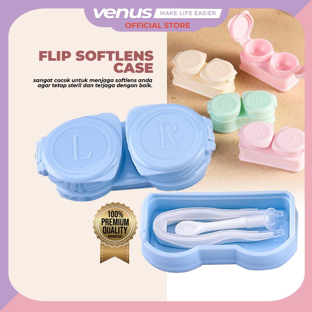 Jual FLIP SOFTLENS CASE Kotak Soflens Tempat Lensa Wadah Kontak Lensa ...