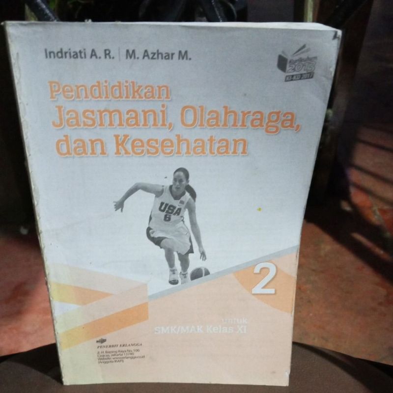Jual BUKU PENJAS/PENDIDIKAN JASMANI,OLAHRAGA DAN KESEHATAN UNTUK SMK KELAS XI/11 PENERBIT ...