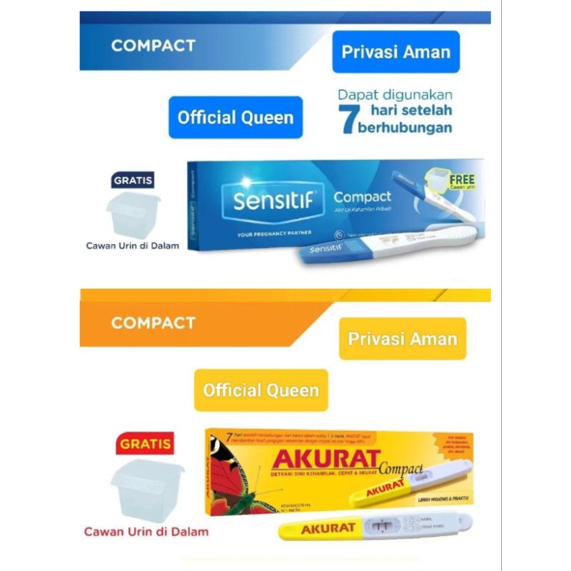 Jual Paket 2in1 Testpack Compact Terlaris - Sensitif Compact dan Akurat ...