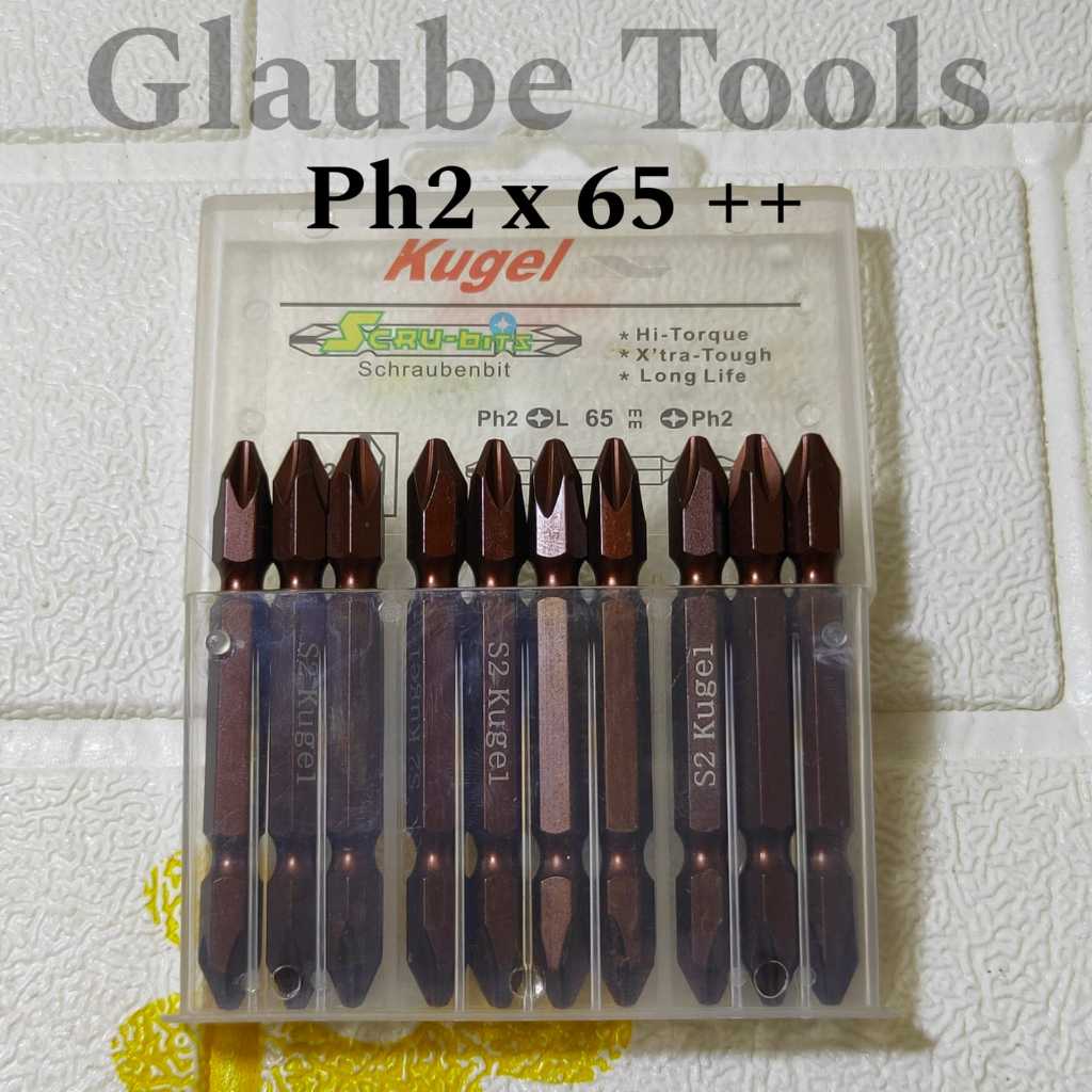Jual ( 1 SET ) S2 Mata Obeng Angin Ph2x65mm Mata Obeng Gypsum | Shopee ...