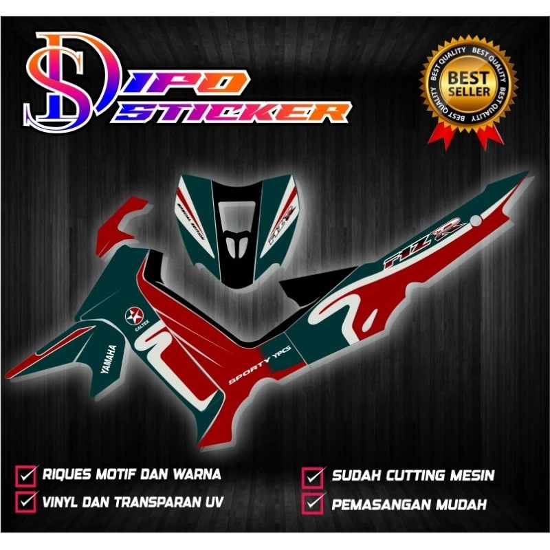 Jual sticker striping Yamaha fiz r f1z r fizR Caltex 01 (bisa riquest ...