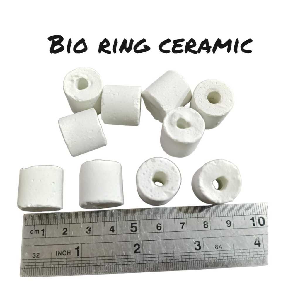 Jual BIO RING 1 KG / BIORING CERAMIC MEDIA FILTER PENJERNIH AKUARIUM ...