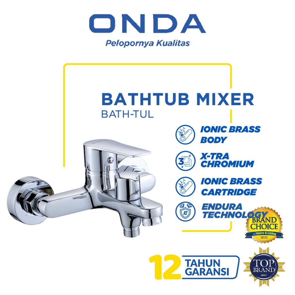 Jual ONDA Kran Mixer Air Panas Dingin Bathtub Shower Mandi Kuningan ...