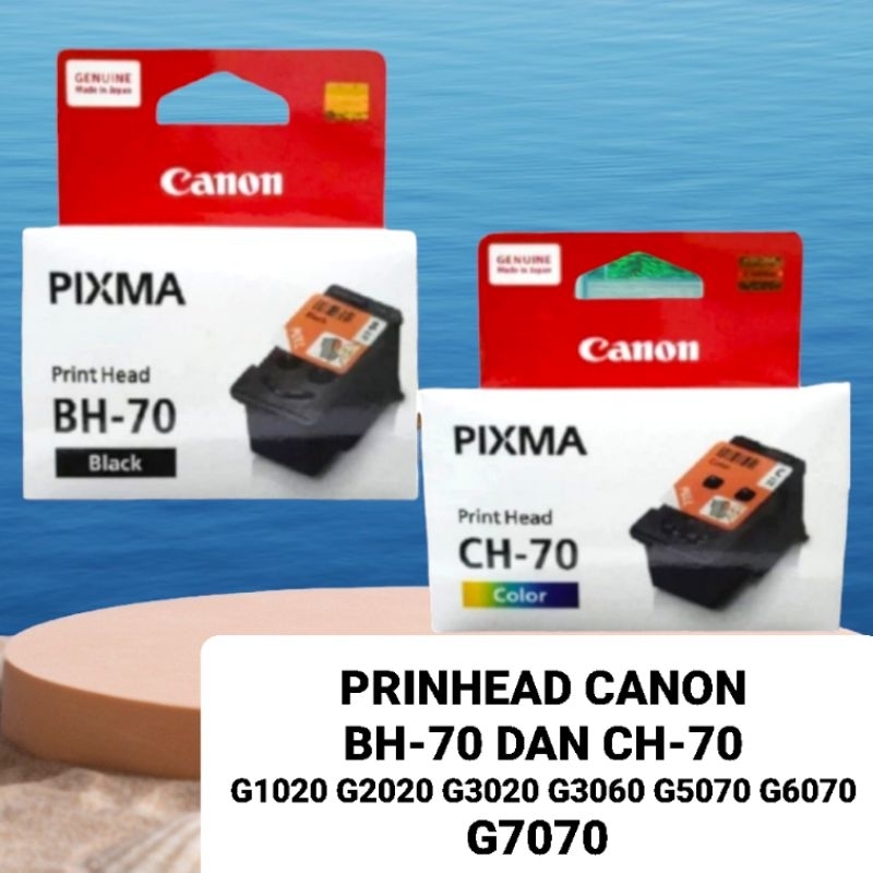 Jual Canon Printhead / print head BH-70 Black dan CH-70 Color G1020 ...