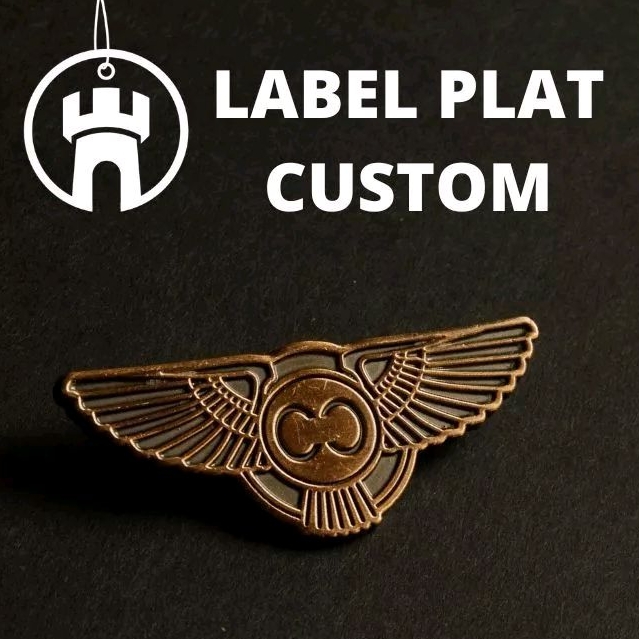 Jual Plat Logo Custom Untuk Brand Fashion Kekinian - Warna Beraneka ...