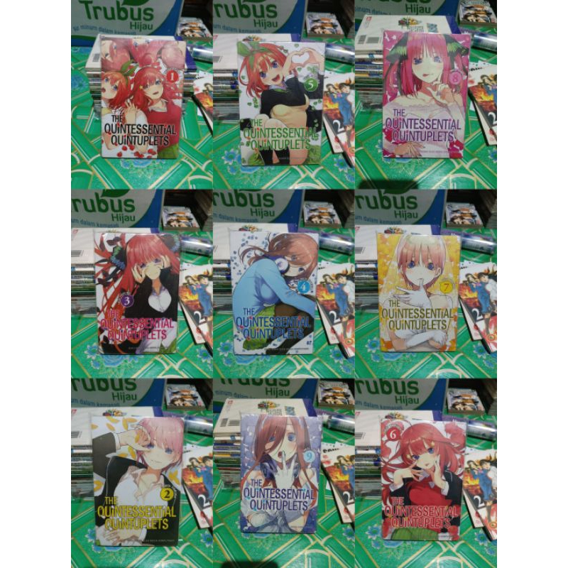 Jual Komik the quintessential quintuplets 1,2,3,4,5,6,7,8,9 segel ...