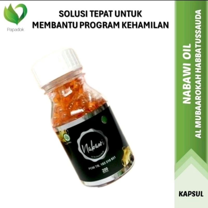 Jual NABAWI Ecer Isi 30 kapsul Oil Promil Habatusauda untuk Promil ...