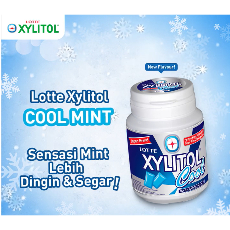 Jual Lotte Xylitol Chewing Gum Rasa Cool Mint 58 gram | Shopee Indonesia