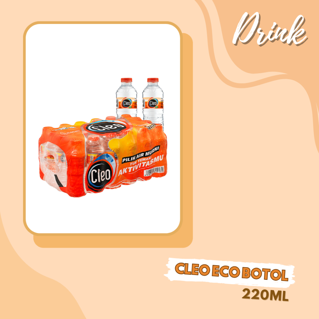Jual DRINK | MINUMAN BOTOL | CLEO ECO SHAPE | SMART | AIR MINUM DALAM ...