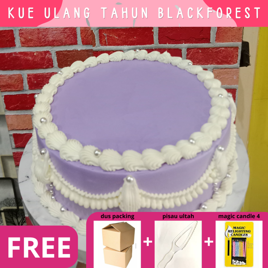 Jual Kue Ulang Tahun / Birthday Cake / Blackforest / Kue Ultah / Crown / Mahkota / Blackforest ...