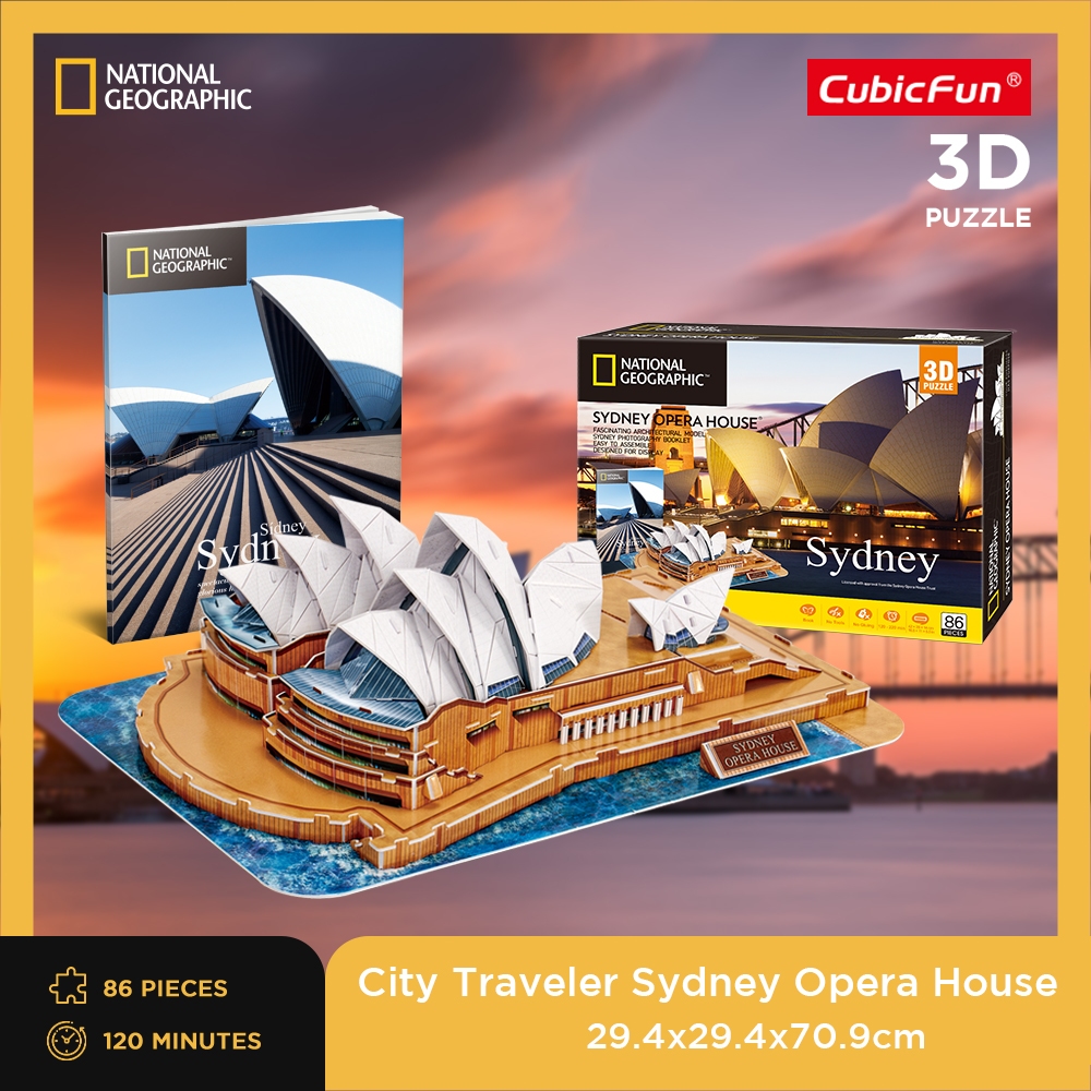 Jual CUBICFUN City Traveler Sydney Opera House - 3D Puzzle | Shopee Indonesia