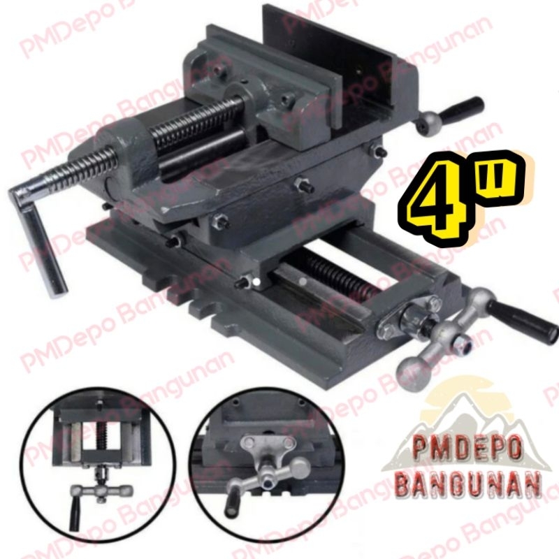 Jual Catok Cross / Catok Silang / Ragum Silang / Cross Drill Press Vice ...