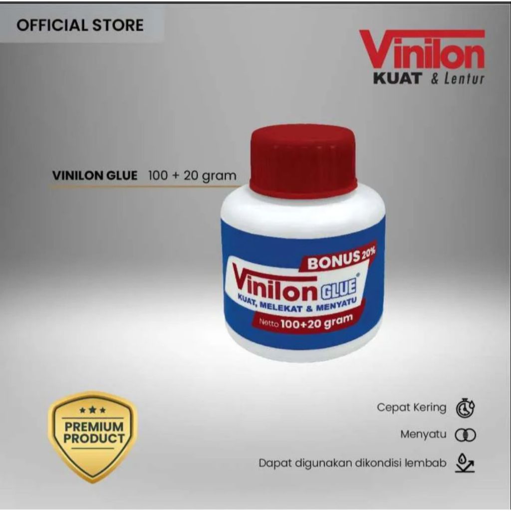 Jual Vinilon Glue/Lem Vinilon/Lem pipa PVC Kemasan 100+20 Gram | Shopee ...