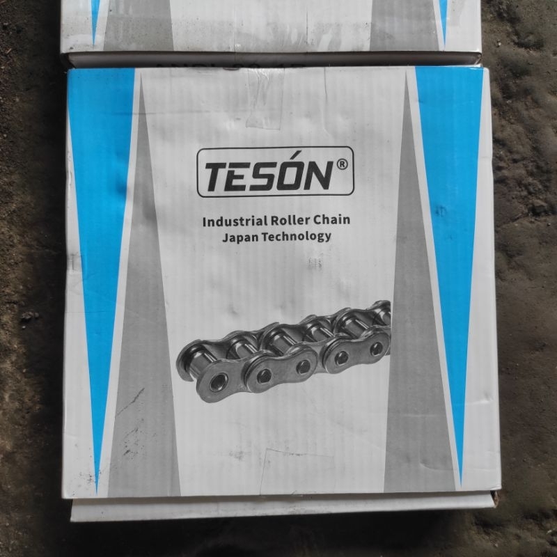 Jual Roller Chain RS80-1 Rantai RS 80 Single 10 feet merk Teson ...