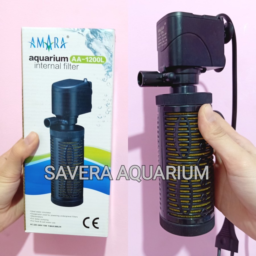 Jual AMARA 1200L - INTERNAL FILTER 40-60 CM - FILTER AKUARIUM SEDANG ...