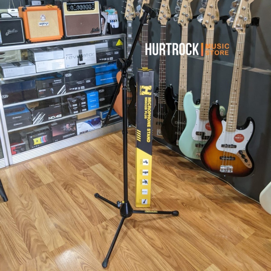 Jual Stand Microphone Hercules MS632B Plus Microphone Stand | Shopee ...