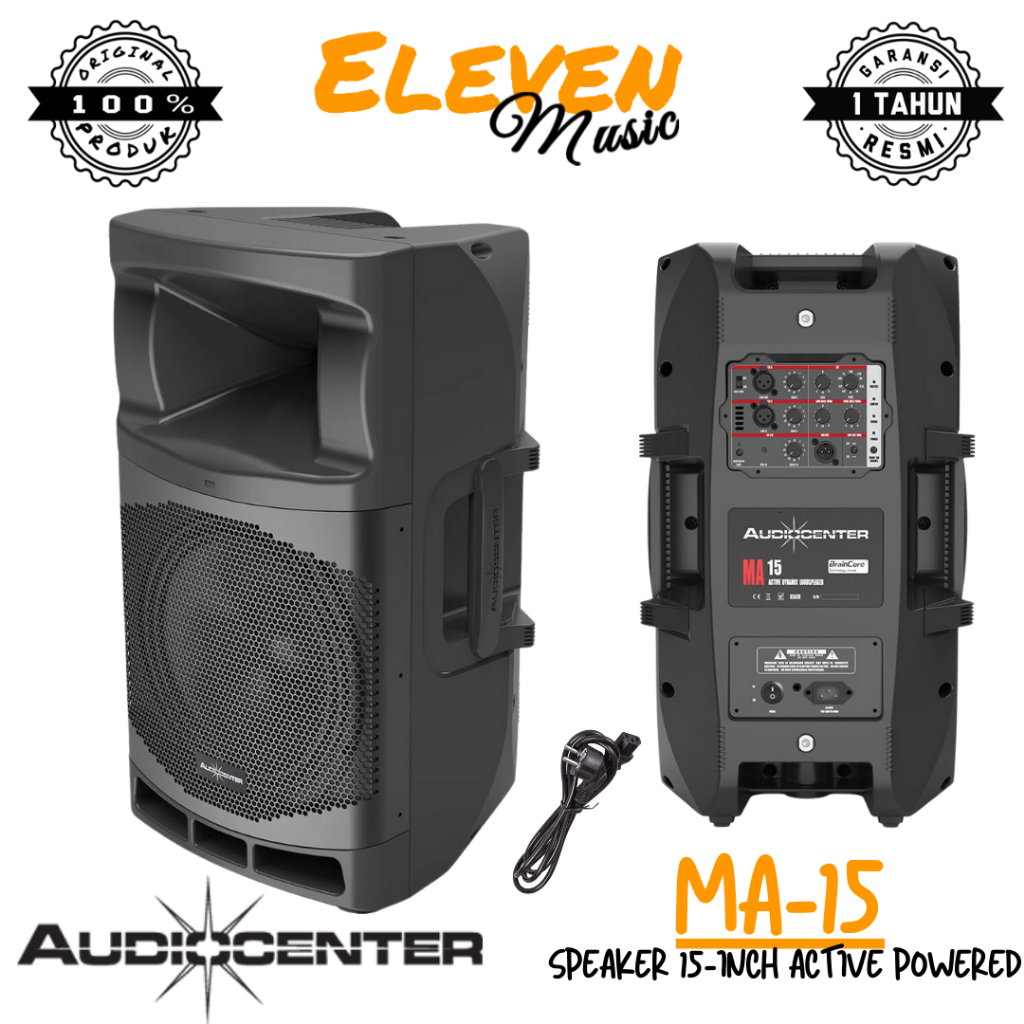 Jual AudioCenter MA15 Full Range 15" Inch Speaker Aktif MA-15 | Shopee ...