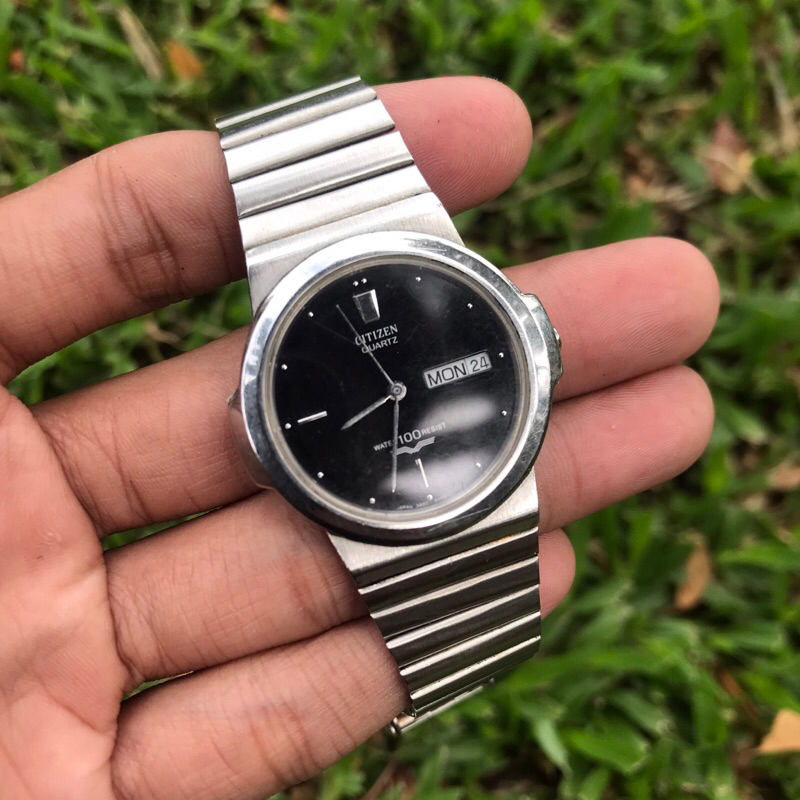 Jual Jam tangan vintage Citizen Quartz unik vintage jadul kuno | Shopee ...