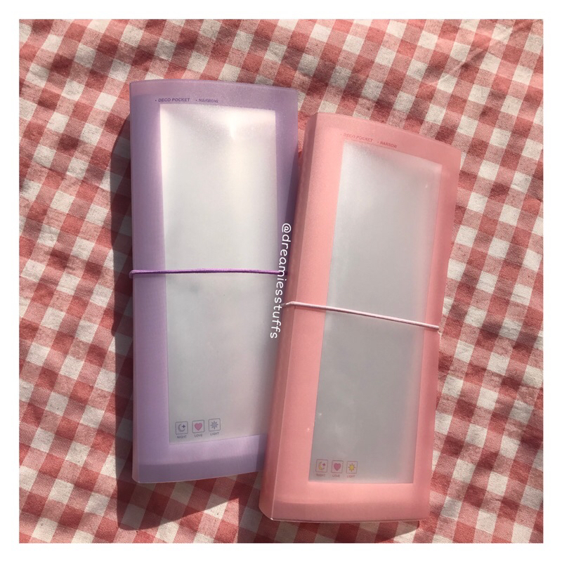 Jual (Dream 2) Cute pastel album photo strip/long sticker organizer ...