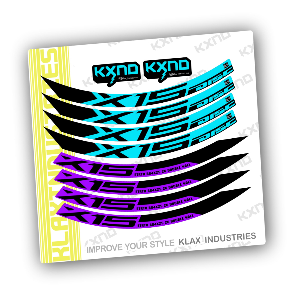 Jual Decal Rims X15 ENTITY Klaten decal bike stiker sepeda | Shopee ...