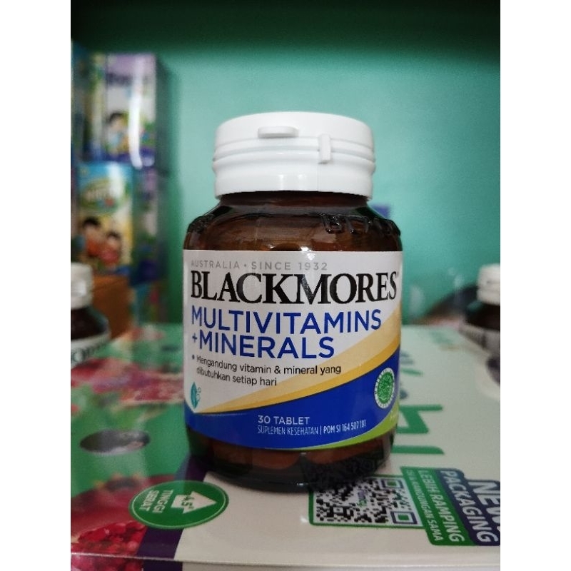 Jual Blackmores Multivitamin dan Mineral ISI 30 Tablet - Suplemen Daya Tahan Tubuh | Shopee ...