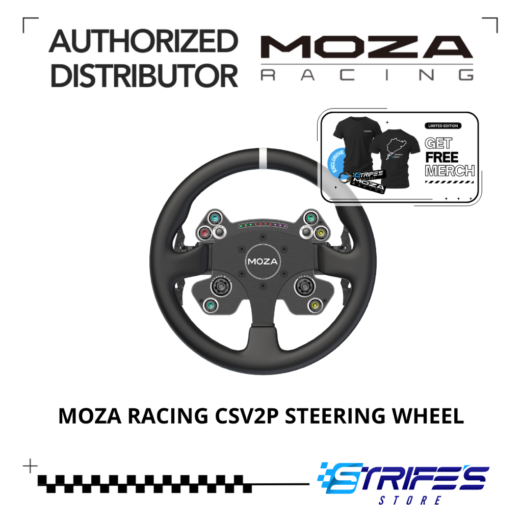 Jual Moza CSV2P Racing Wheel 13 Inch Steering CSV2 CS V2 V2P No G29 Fanatec | Shopee Indonesia