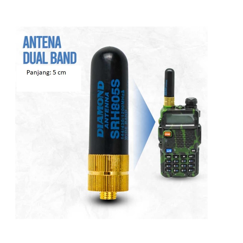 Jual Antena HT dualband female model mini pendek jarak jauh | Shopee Indonesia