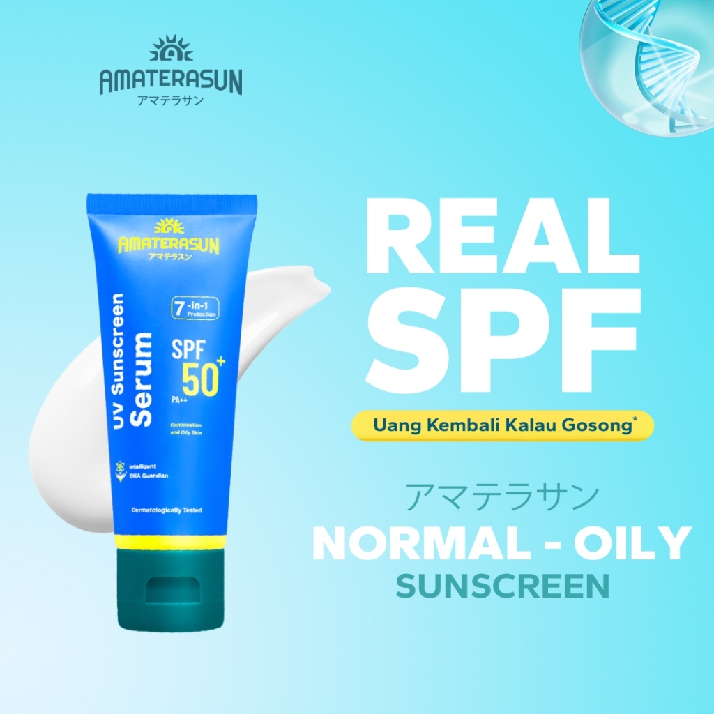 Jual Amaterasun UV Sunscreen (Serum) SPF 50 50gr | Shopee Indonesia