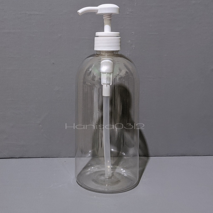 Jual Botol Pump 1000 ml Bening Hand Soap / Botol Pump 1 Liter Ijo ...