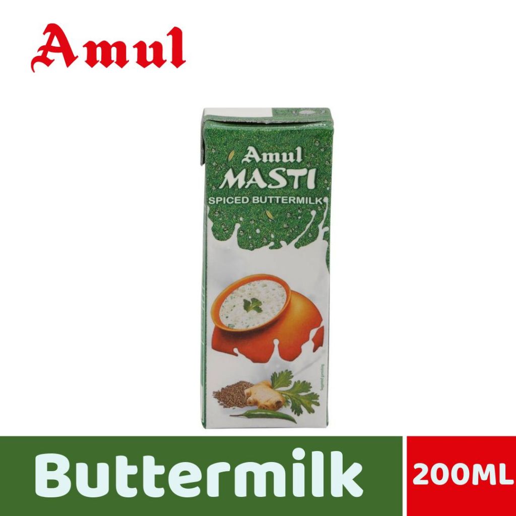 Jual AMUL MASTI SPICED BUTTER MILK 200ML / Minuman Alami | Shopee Indonesia