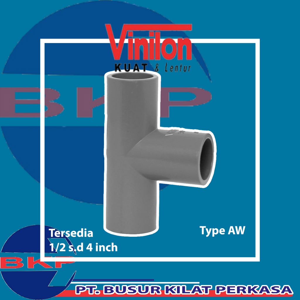Jual Tee 1 Inch Pvc Vinilon Aw / Tee Pvc Vinilon Aw / Sambungan Pipa ...
