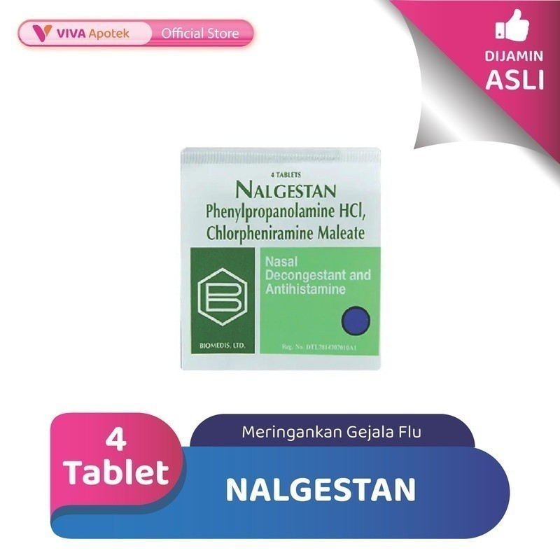 Jual Nalgestan untuk Meringankan Gejala Flu (4 Tablet) | Shopee Indonesia