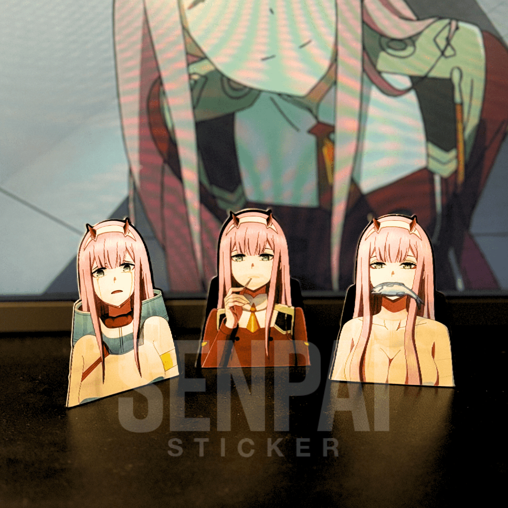 Jual MINI SENPAI STICKER Stiker Anime 3D KECIL TER MURAH | Levi Makima ...