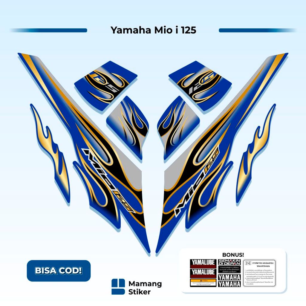 Jual Striping Mio M3 Variasi (66) 2016 2017 2018 2019 2020 2021 2022 ...