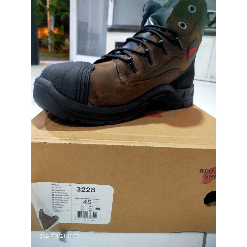Jual safety shoes , sapatu safety, red wing. | Shopee Indonesia