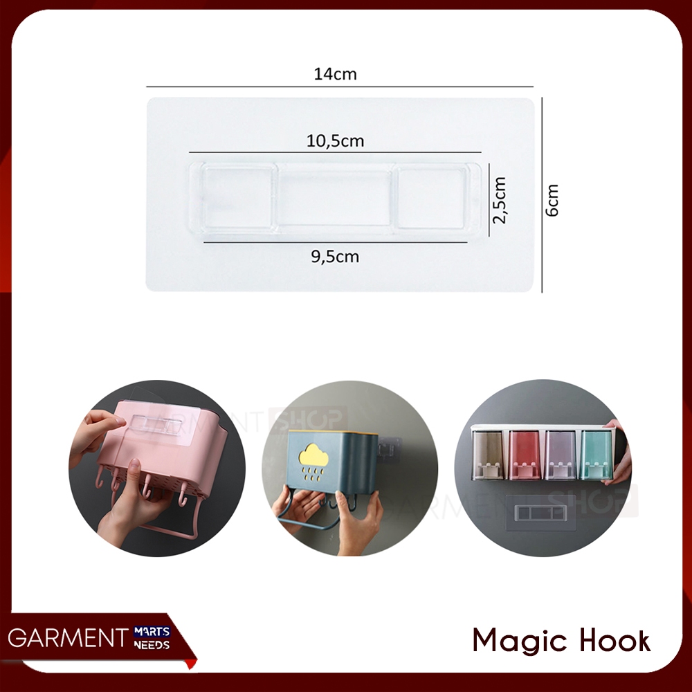 Jual Gantungan Cantolan Tempel Dinding Lem Super Kuat Magic Hook ...