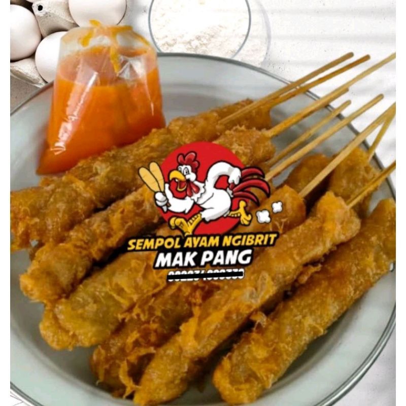 Jual 15 Tusuk Sempol Ayam Ngibrit Mak Pang Gratis Saos Sambal Kualitas ...