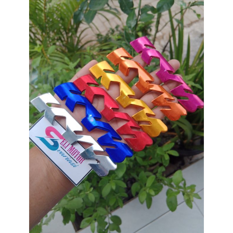 Jual Emblem Logo KYB Kayaba Alumunium Emblem Bottem KYB Satu set (2pcs ...