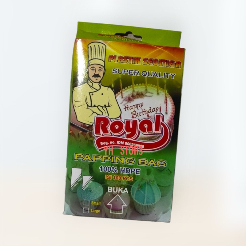 Jual Plastik Segitiga Uk kecil / Piping Papping Bag isi 100 pcs ...