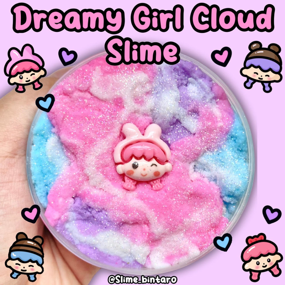 Jual STOK TERBARU DREAMY GIRL CLOUD SLIME BY SLIME BINTARO PREMIUM ...