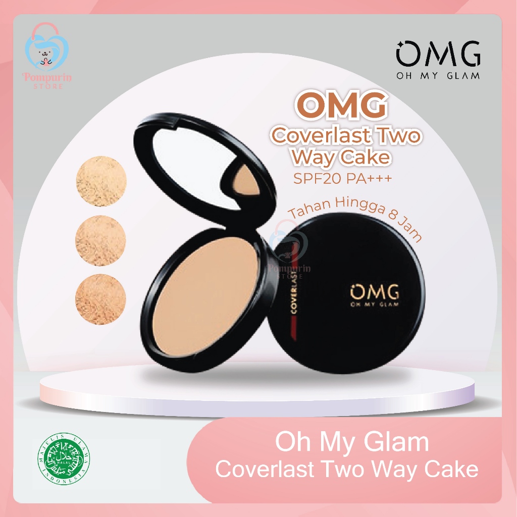 Jual OMG Oh My Glam Coverlast Two Way Cake SPF20 PA+++ - Two Way Cake ...