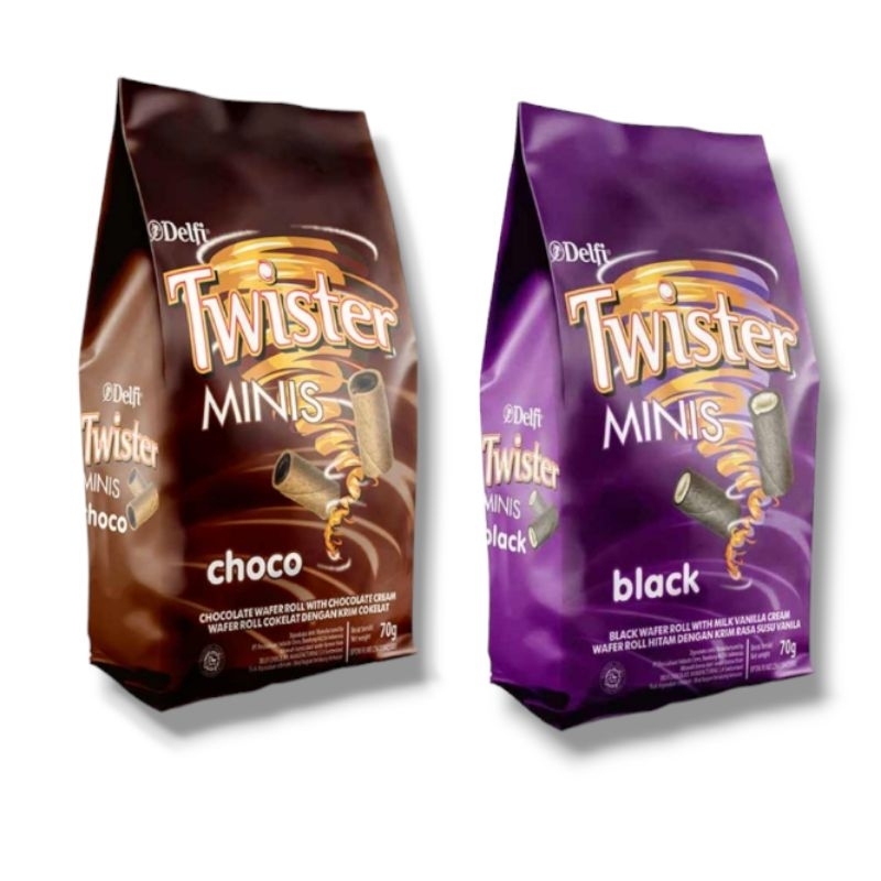 Jual Twister Minis Choco Cream & Black Vanilla70G | Shopee Indonesia