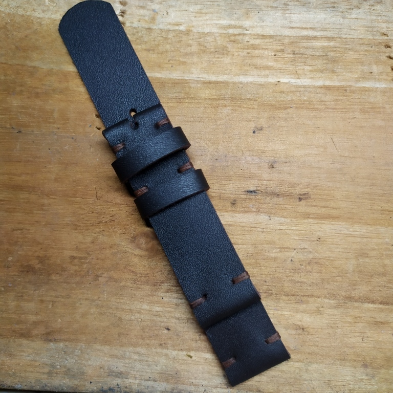 Jual strap jam kulit coklat 20mm | Shopee Indonesia