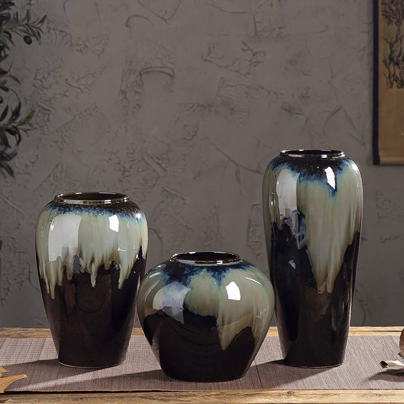 Jual BILBAO Ceramic Gloss Vase/Vas bunga besar keramik home decor mewah ...