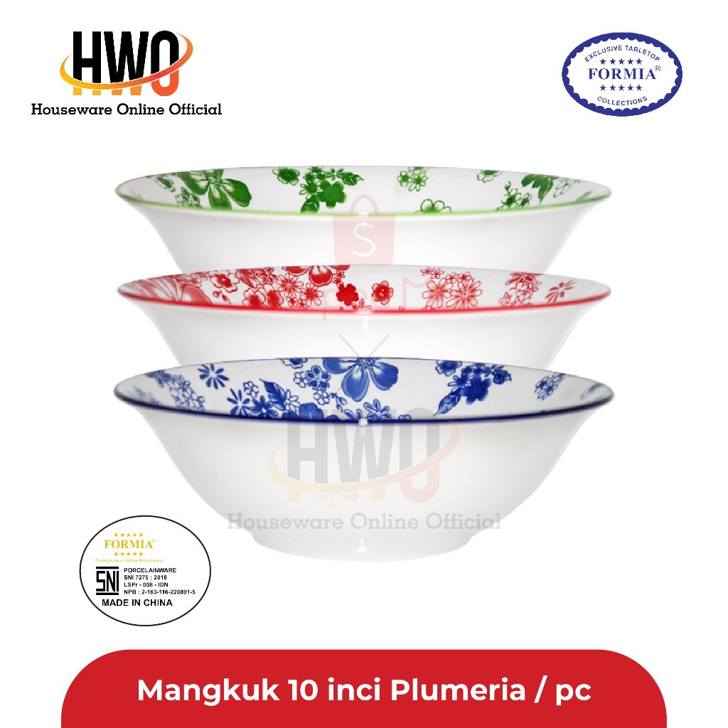 Jual Formia Mangkuk Plumeria 10 Inci / pc | Shopee Indonesia