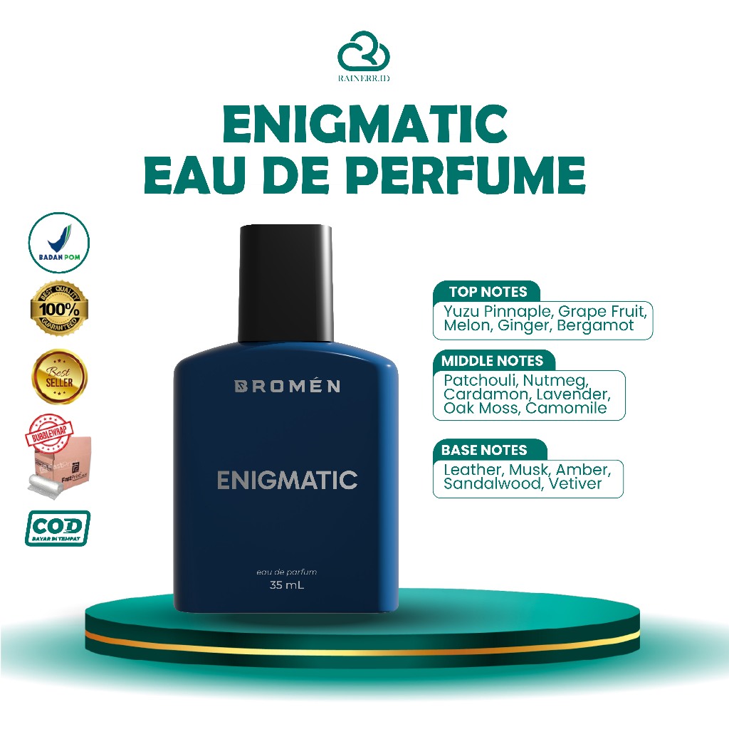 Jual BROMEN Eau De Parfum Enigmatic Tahan Hingga 8 Jam Perfume EDP Pria ...