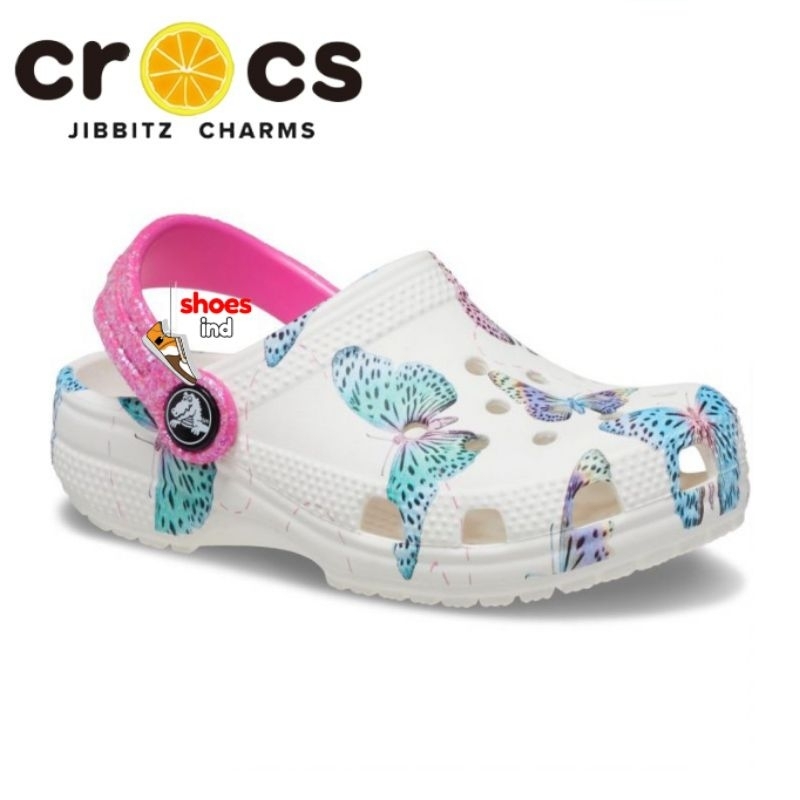 Jual CROCS CLASSIC BUTTERFLY CLOG KIDS / SEPATU SANDAL CROCS / CROCS ...