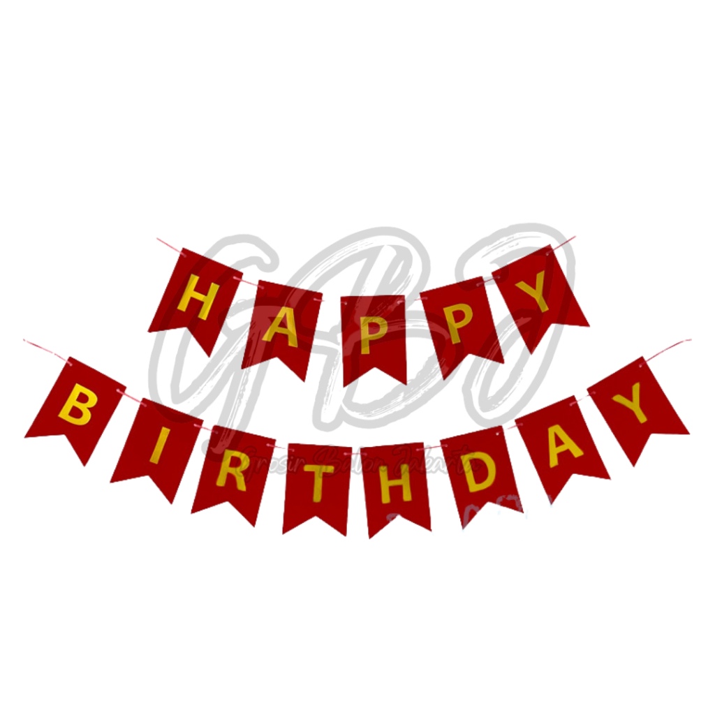 Jual BANNER Happy Birthday Segilima / Bunting Flag Ulang Tahun | Shopee ...